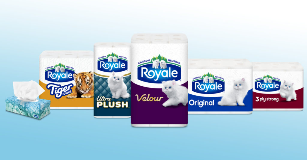 JD Irving, Limited’s Royale tissue products are certified carbon neutral