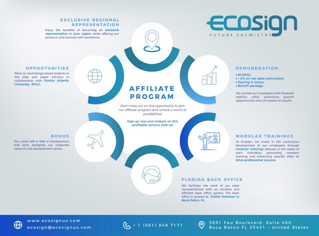 Ecosign Technologies opens opportunity for affiliate program