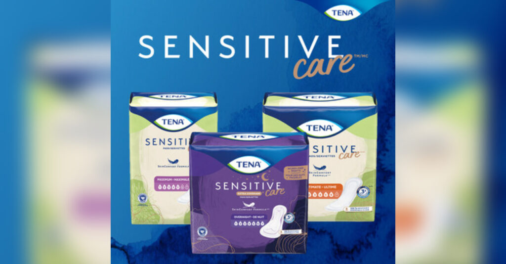TENA Launches Sensitive Care Pads in the U.S.