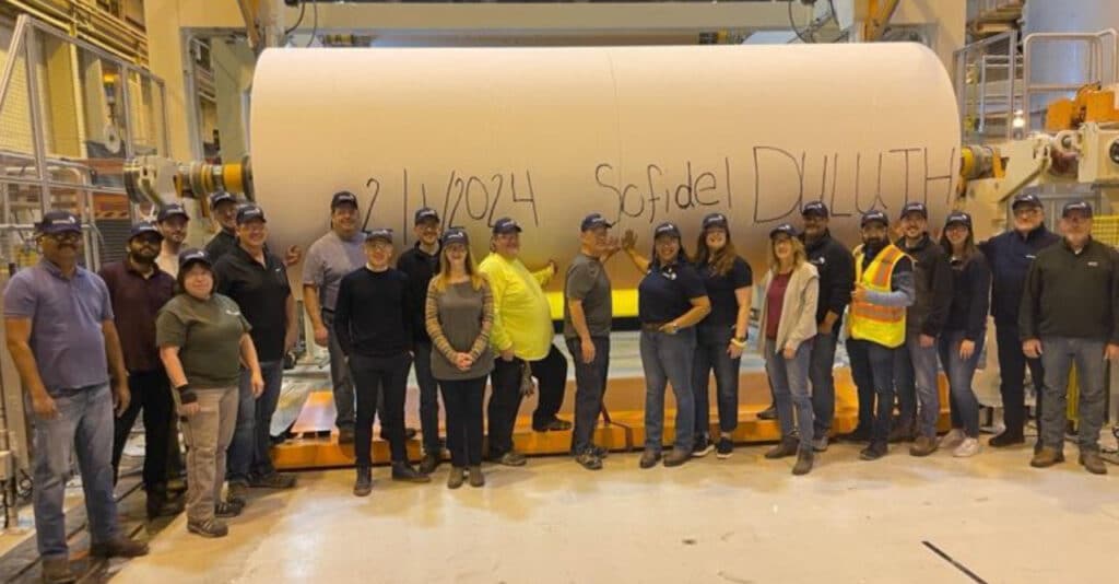 Sofidel opens production in Duluth, Minnesota