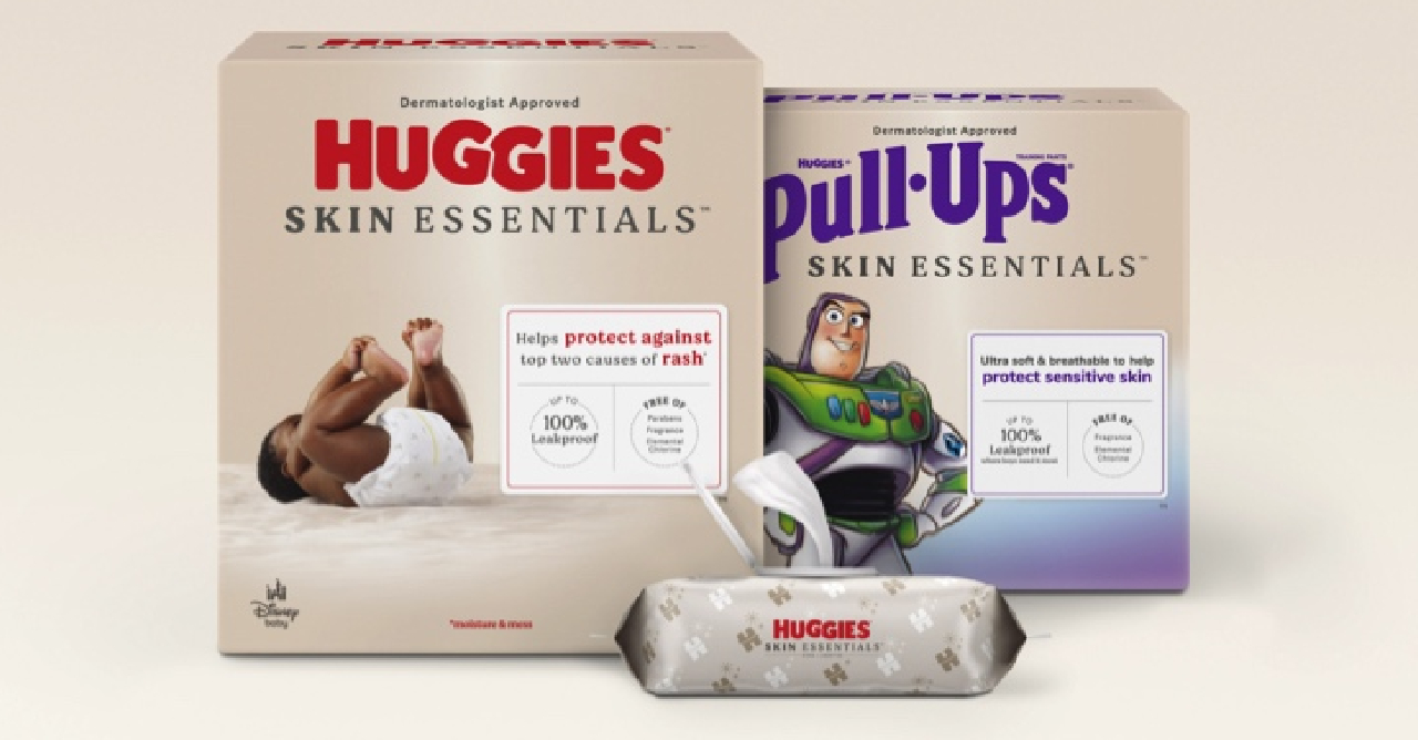 Huggies® launches new skin essentials™ diaper line to fight dermatitis