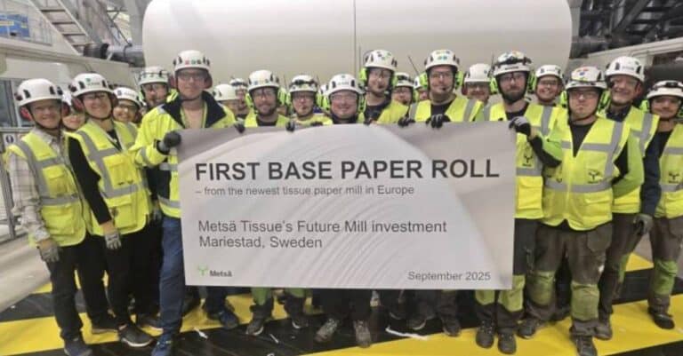 Metsä Tissue launches production on new PM37 machine at Future Mill in ...
